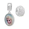 Disney's Frozen Crystal Sterling Silver Reversible Elsa & Anna Charm ...