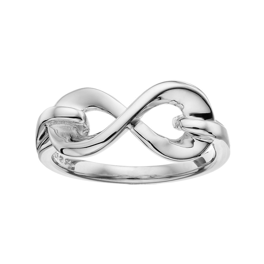 Boston Bay Diamonds Sterling Silver Infinity Ring