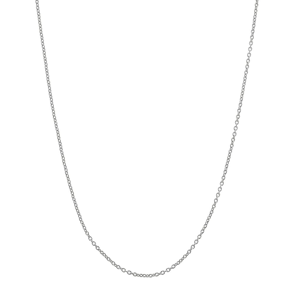 Jordan Blue Sterling Silver Cable Chain Necklace