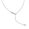 Jordan Blue Sterling Silver Cable Chain Necklace