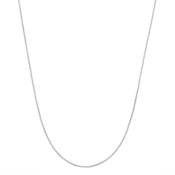 Jordan Blue Sterling Silver Box Chain Necklace