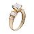 Cubic Zirconia 10k Gold Ring