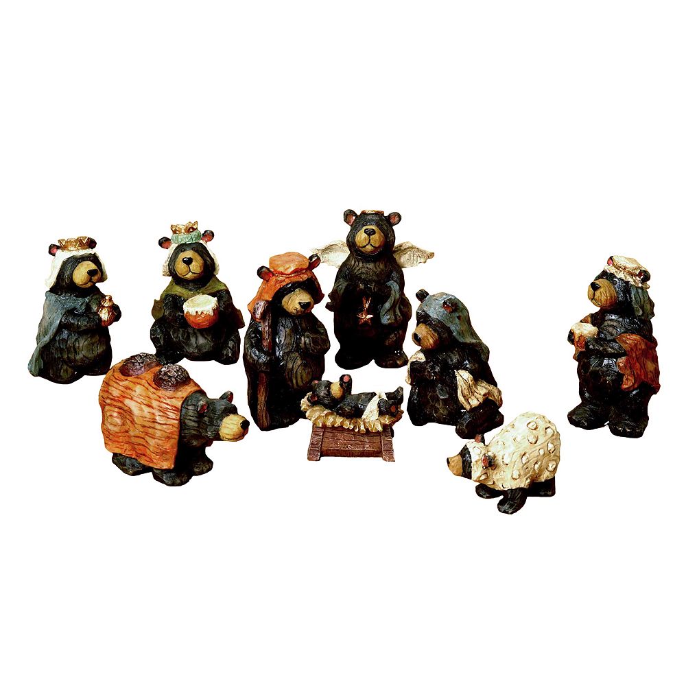 Kurt Adler Nativity Bear Set