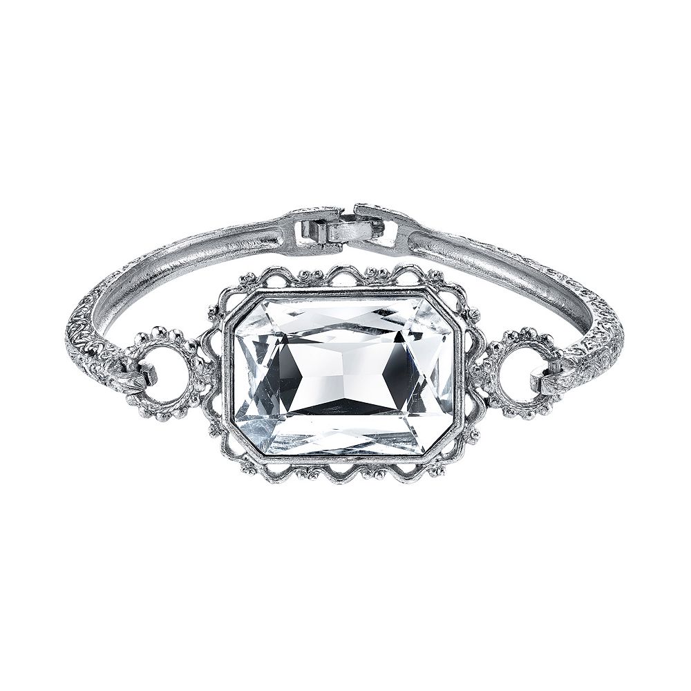 1928 Rectangle Filigree Bracelet