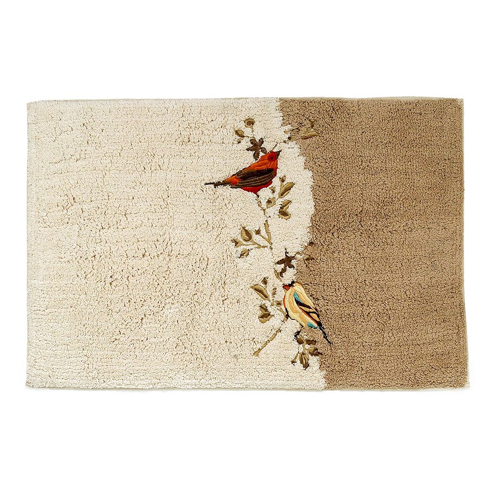 Avanti Gilded Birds Bath Rug