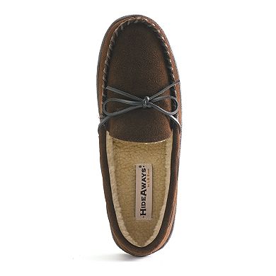 Hideaways by L.B. Evans Morgan Men's Suede Moccasin Slippers