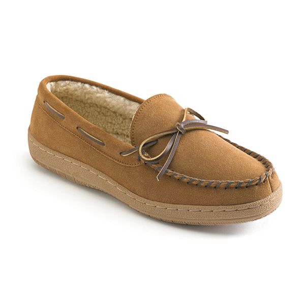 Hideaways by L.B. Evans Morgan Men's Suede Moccasin Slippers