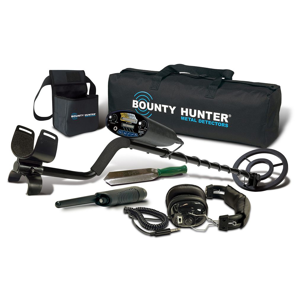Bounty Hunter 6-piece Sharp Shooter II Adjustable Metal Detector Set