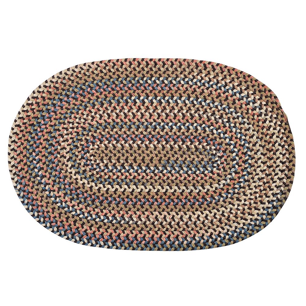 Colonial Mills Color-Dyed Braided Reversible Rug