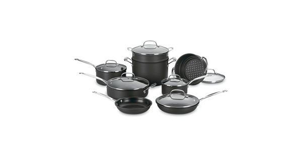 Cuisinart 14-pc. Chef's Classic Hard-Anodized Nonstick Cookware Set