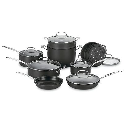 Cuisinart 14 pc. Chef s Classic Hard Anodized Nonstick Cookware Set