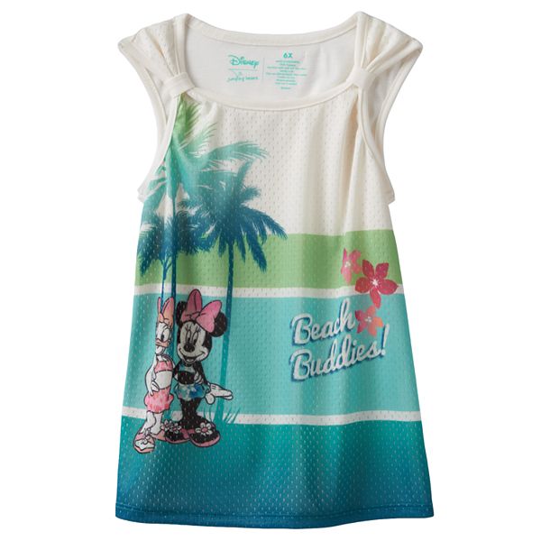 Disney's Minnie Mouse "Aloha" Mesh-Front Tank by Jumping Beans® - Girls 4-7