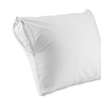 AllerEase Waterproof Bedbug & Allergy Protection Pillow Protector - Standard / Queen
