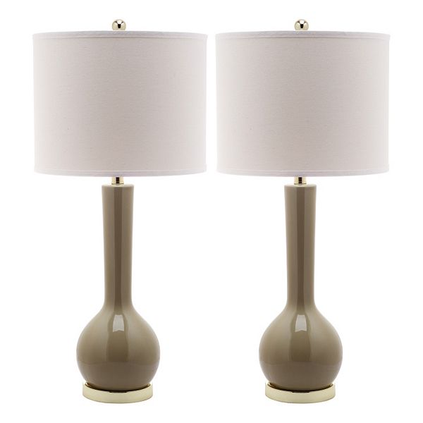 Safavieh 2-piece Mae Long Neck Table Lamp Set