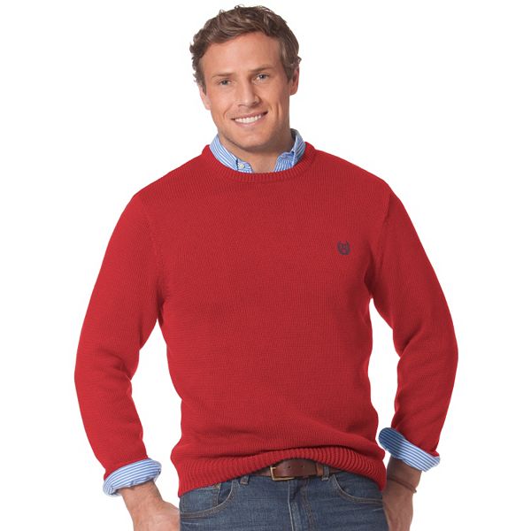 Men's Chaps Solid Crewneck Sweater