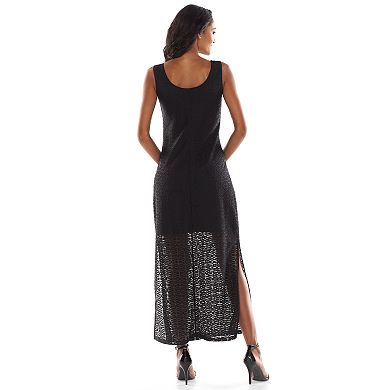 Apt. 9® Textured Illusion Maxi Dress - Women's