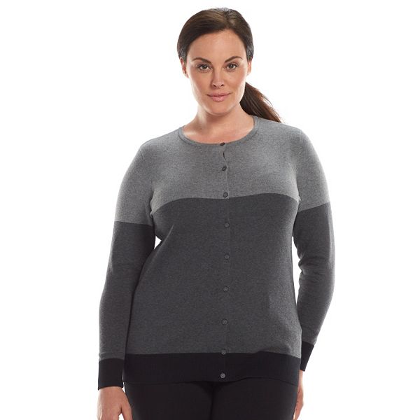 Plus Size Croft & Barrow® Essential Cardigan