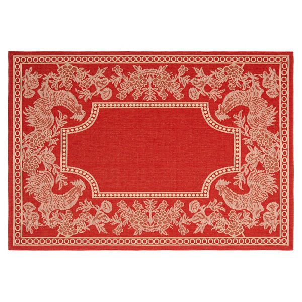 Safavieh Courtyard Rooster Indoor Outdoor Rug