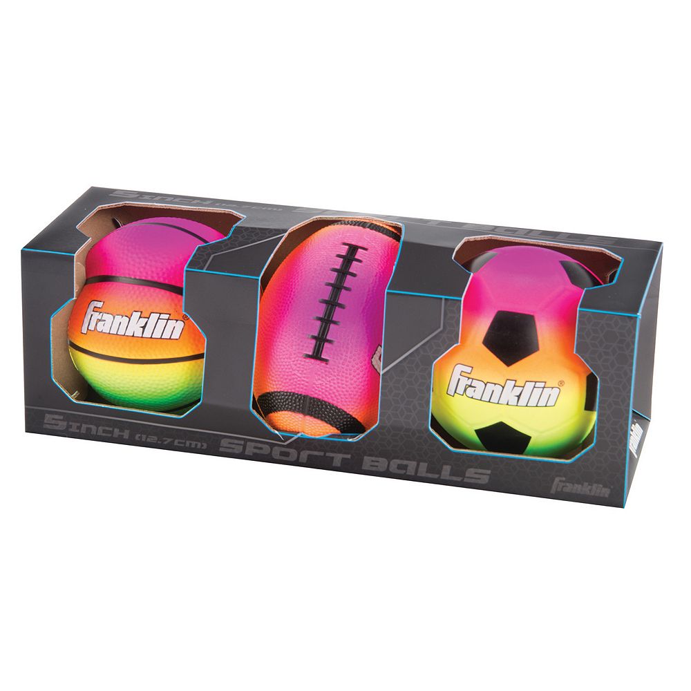 Franklin Sports Micro Vibe Ball Set – 3 Pack