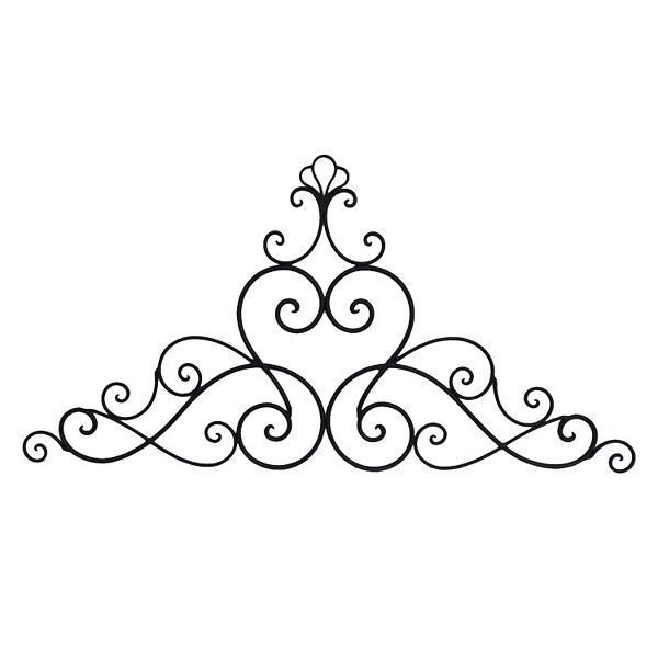 Three Hands Metal Scroll Wall Art