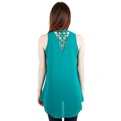 IZ Byer Lattice-Back Top - Juniors