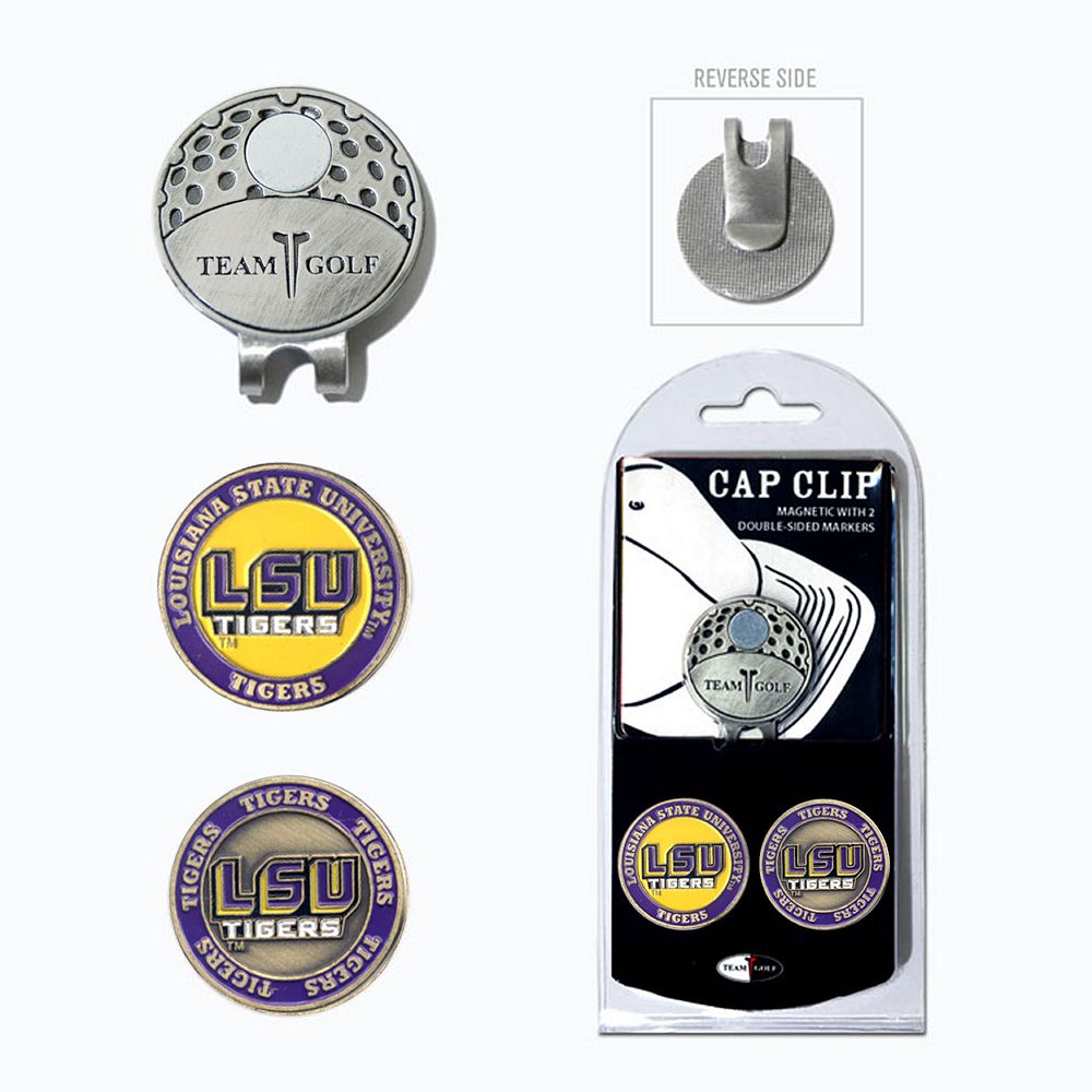 Team Golf LSU Tigers Cap Clip & Magnetic Ball Markers