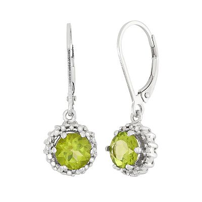 Kohls peridot earrings store