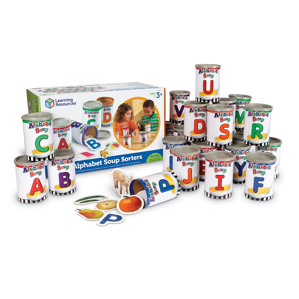Alphabet Soup Sorter Set by Learning Resources