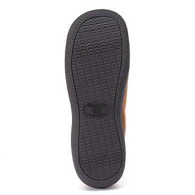 isotoner Microsuede Abstract Men's Clog Slippers
