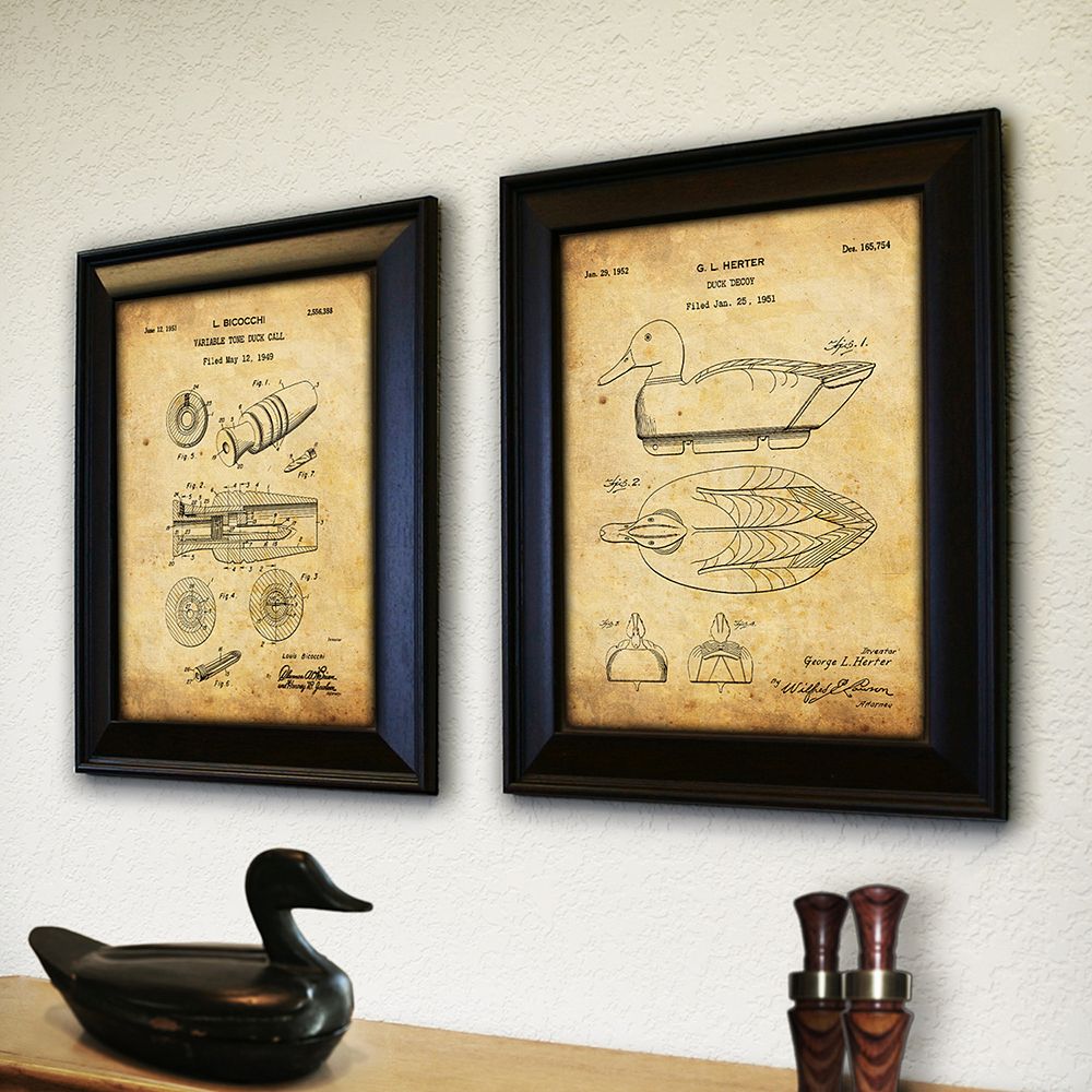 ''Duck Hunter'' 2-piece Wall Art Set
