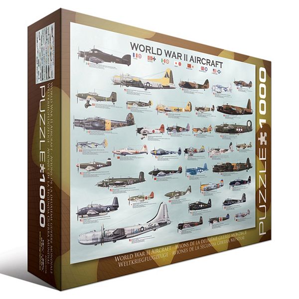 Eurographics Puzzles 1000-pc. World War II Aircraft Jigsaw Puzzle