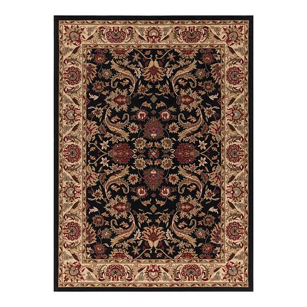 Merinos Sultanabad Floral Framed Rug