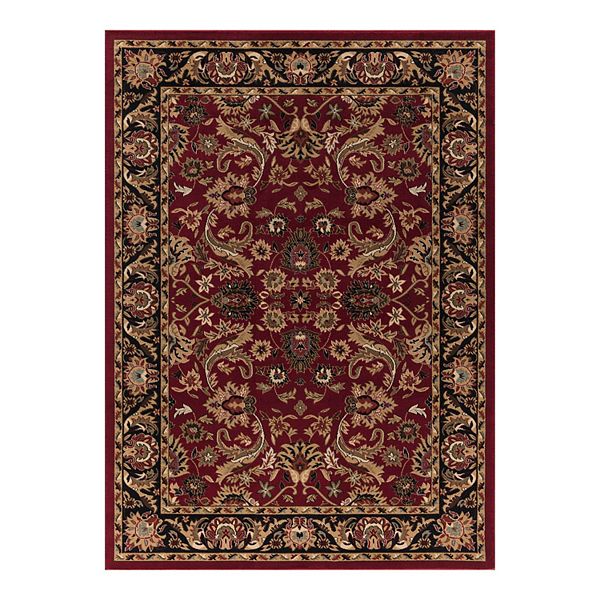 Merinos Sultanabad Floral Framed Rug