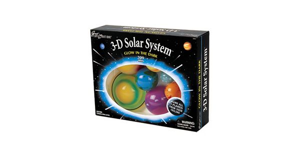 Great Explorations Glow-in-the-Dark 3D Solar System Kit