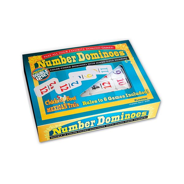 Number Dominoes Double 12 Set by Puremco