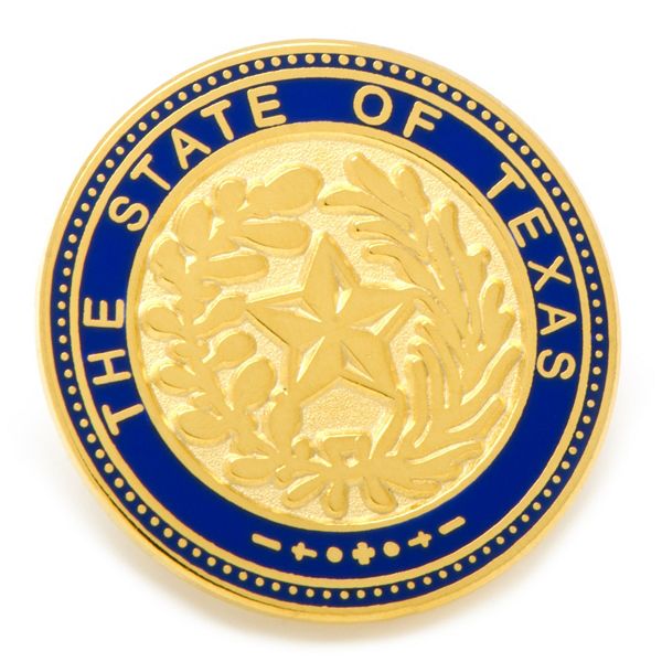 Men's Cuff Links, Inc. State of Texas Lapel Pin