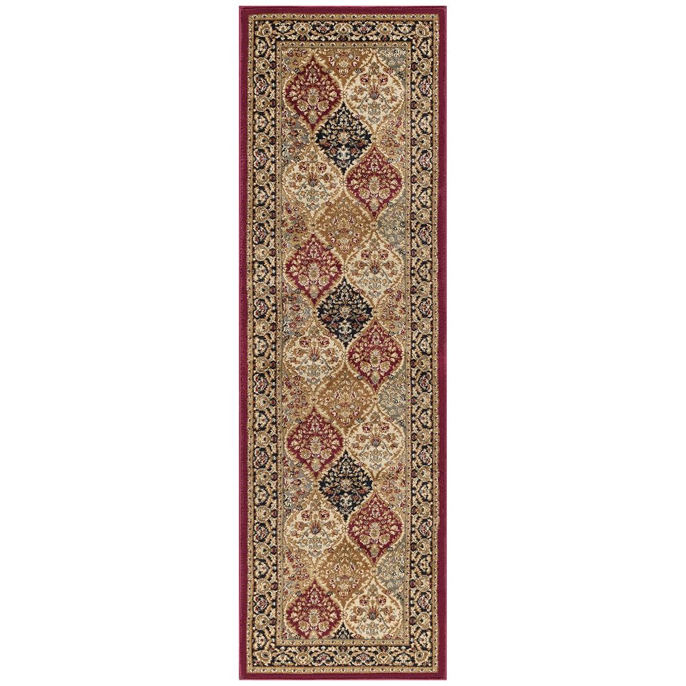KHL Rugs Sensation Princeton Framed Floral Rug