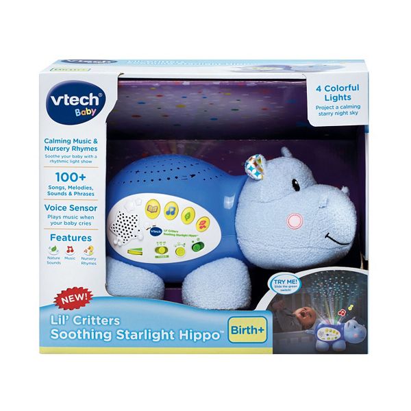VTech Lil' Critters Soothing Starlight Hippo