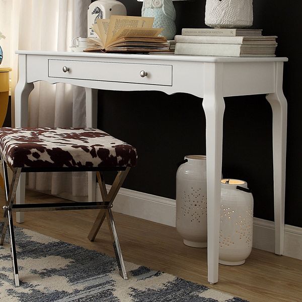 HomeVance Isabella 1 Drawer Writing Desk