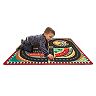 Melissa & Doug Round the Speedway Race Track Rug & Car Set