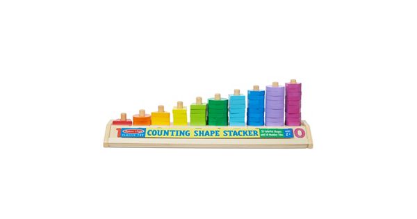 Melissa & Doug Counting Shape Stacker