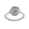 Simply Vera Vera Wang Diamond Accent Sterling Silver Swirl Ring
