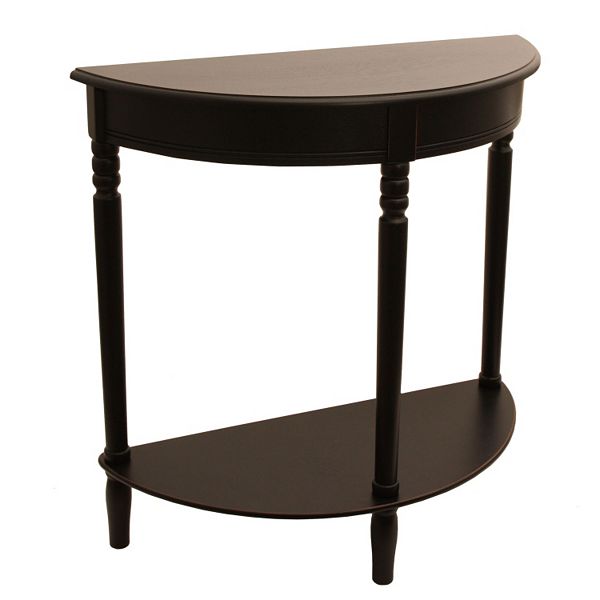Decor Therapy Simplify Half Round Accent Table