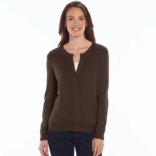 Women's Croft & Barrow® Essential Cardigan