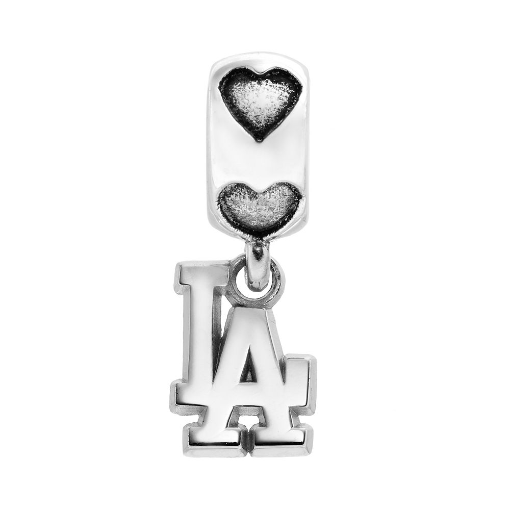 LogoArt Los Angeles Dodgers Sterling Silver Team Logo Charm