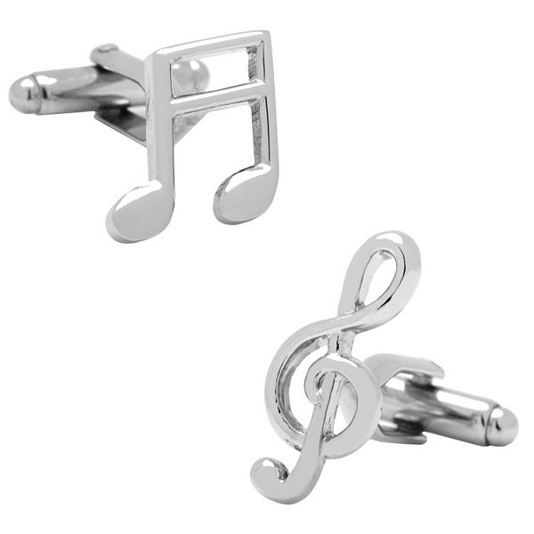 Men's Cuff Links, Inc. Music Notes Cuff Links