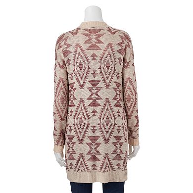 Pink Republic Juniors' Tribal Cardigan