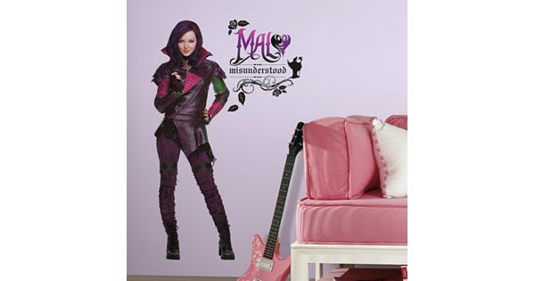Disney's Descendants Mal Peel & Stick Giant Wall Decals
