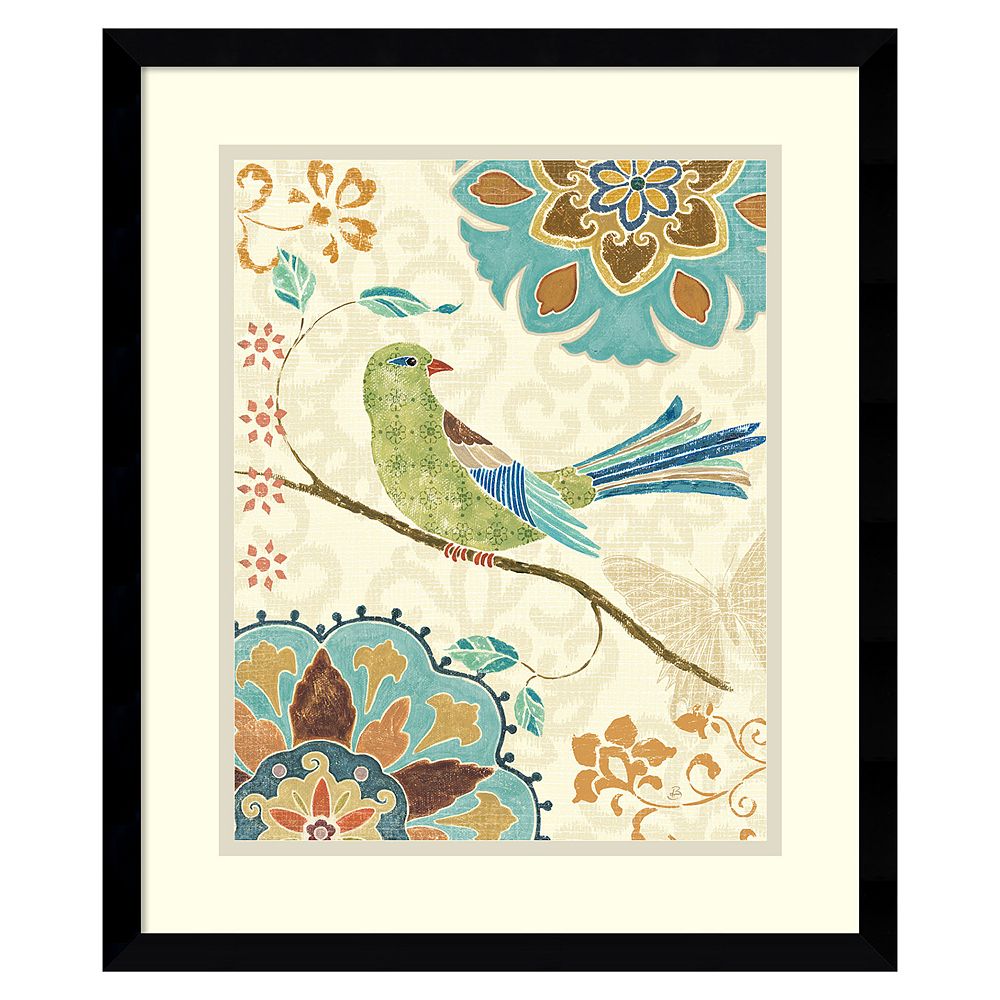 ''Eastern Tales Birds II'' Framed Wall Art