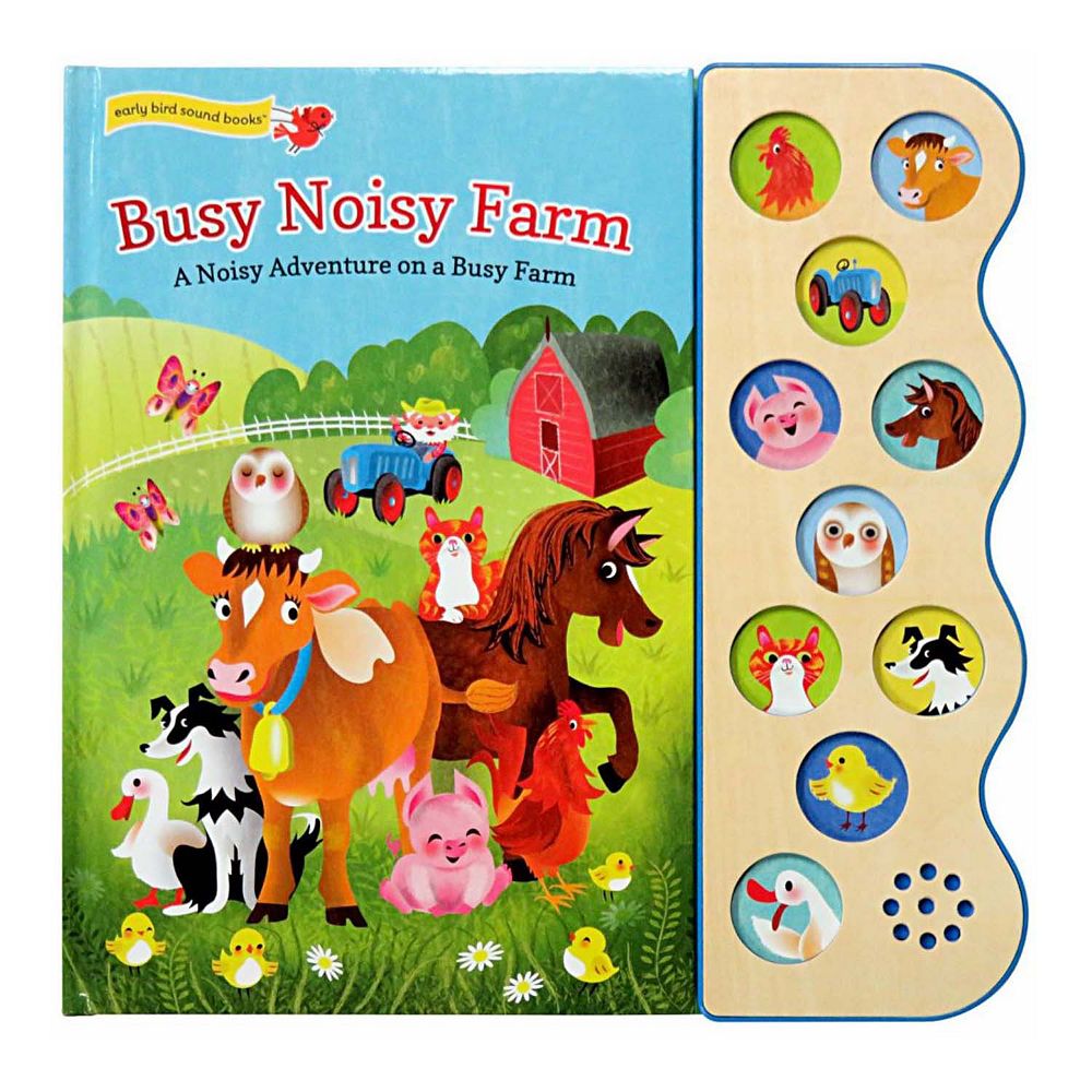 Busy Noisy Farm Early Bird Sound Book by Cottage Door Press